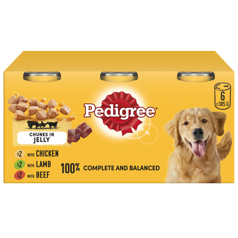 Canned dog food pedigree store