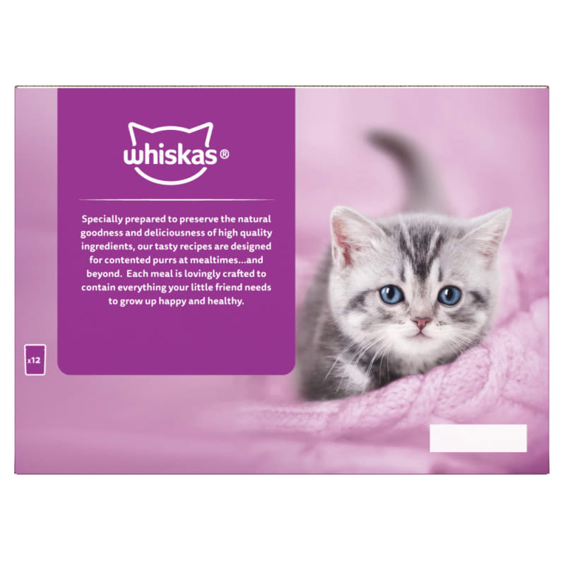 Whiskas Kitten Fish Favourites Wet Pet Supermarket